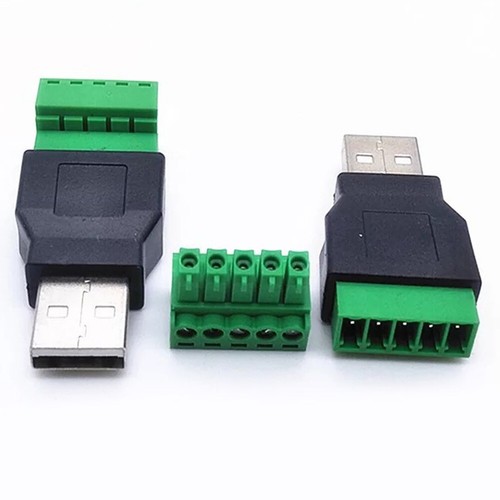 High quality PVC USB 20 Type A Male/Female to 5 Pin Screw Connector ...