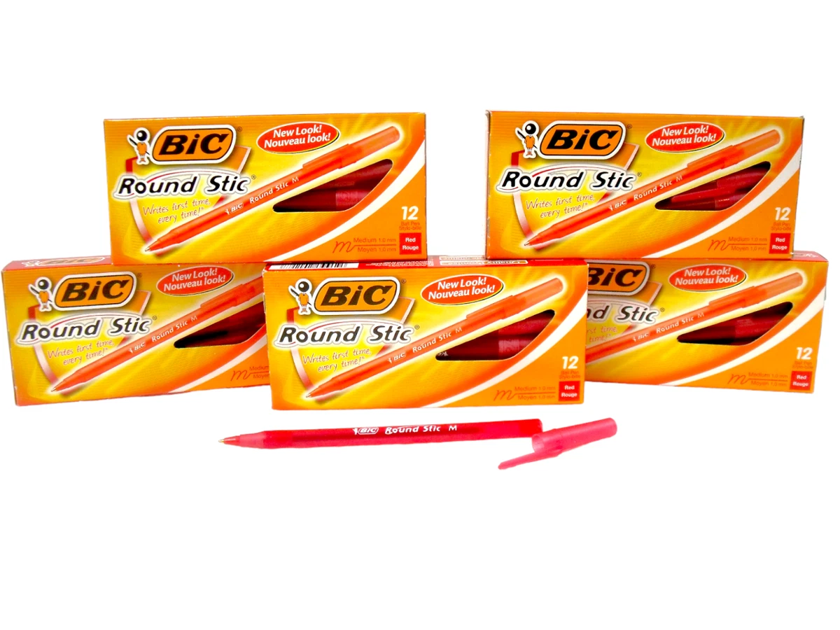Bic Round Stic Red