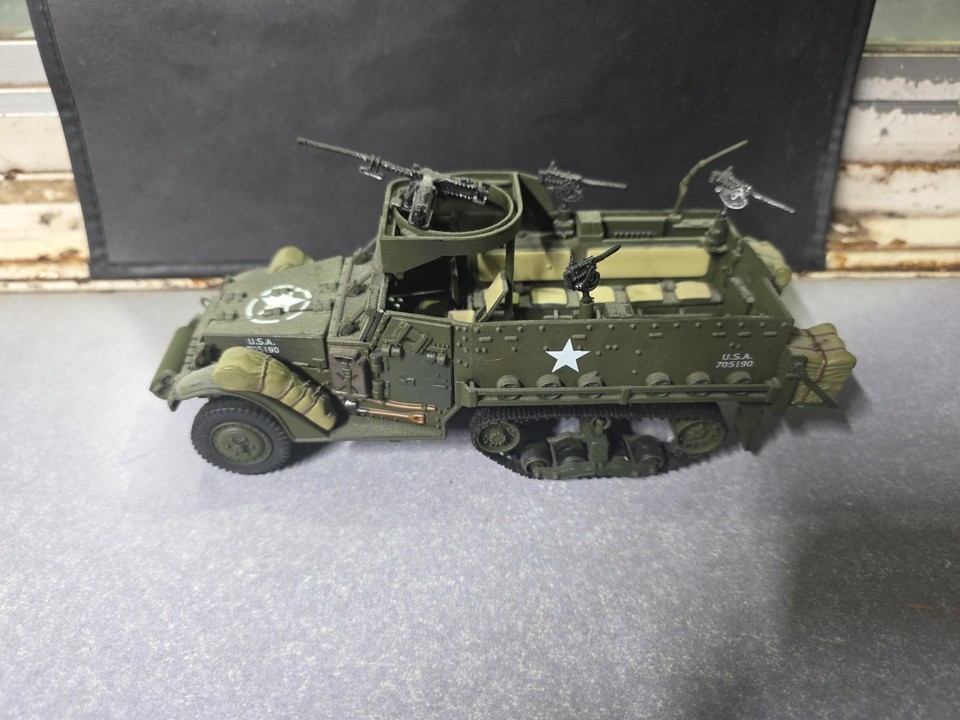 21st Century Toys 1/32 M3A3 US Army Half Track Armor M2 .50 Cal Machine ...