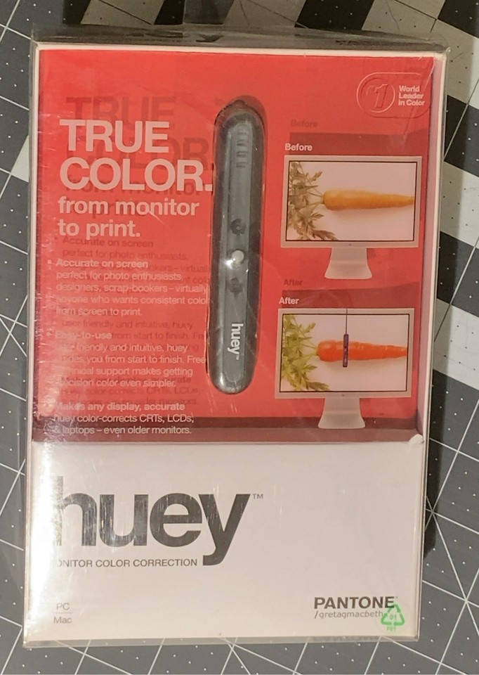 Pantone Huey Computer Color Monitor Correction Calibration Tool MEU101 ...