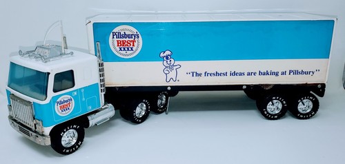 VTG American 1970s Pillsbury's Best Pressed Steel Semi Trailer ...