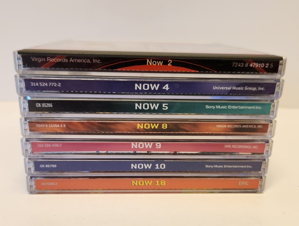 NOW That's What I Call Music! 7 CD Lot! NOW 2 4 5 8 9 10 18 | eBay