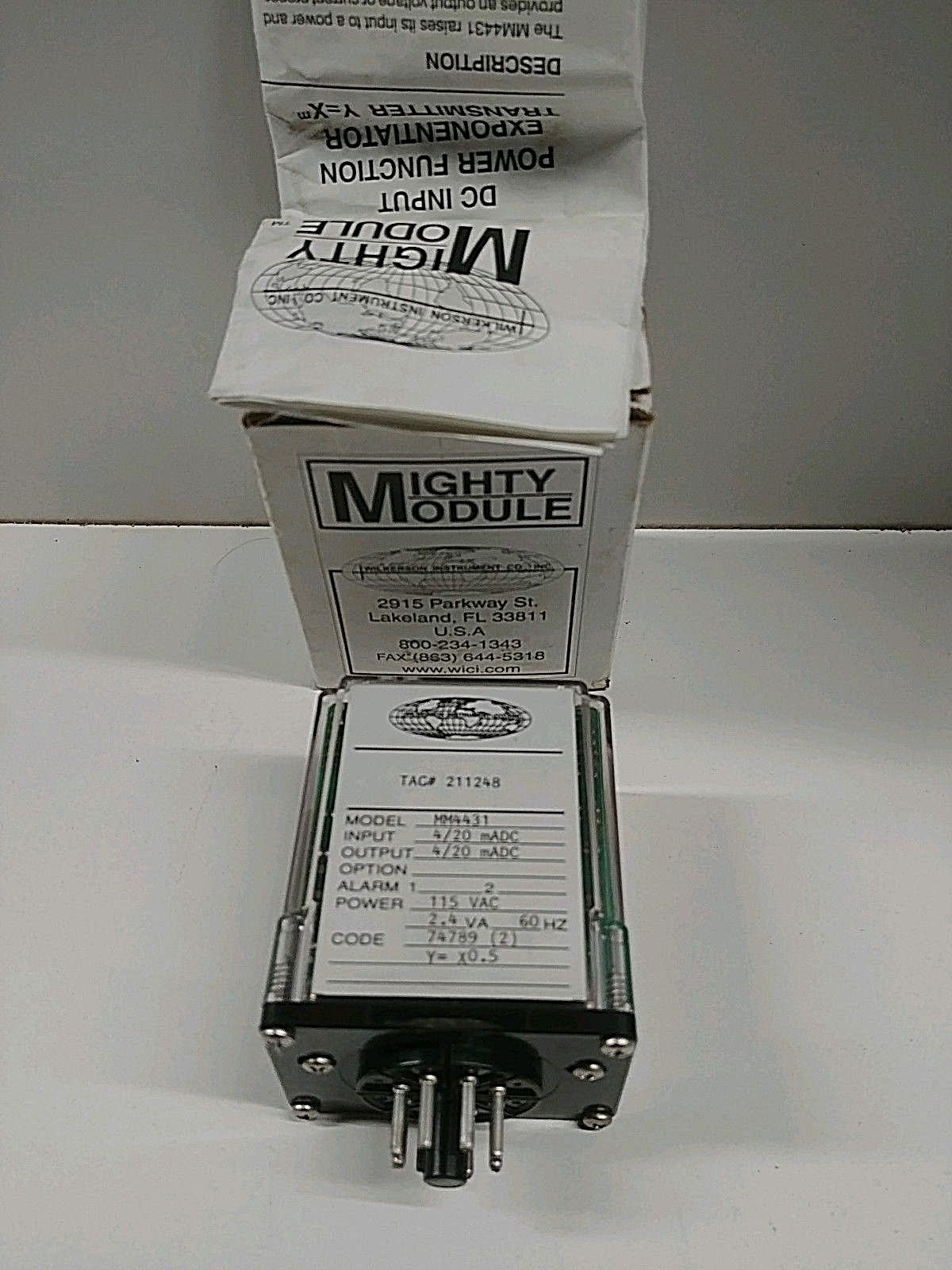 NOS! WILKERSON MIGHTY MODULE POWER FUNCTION EXPONENTIATOR TRANSMITTER ...