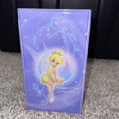 NEW Disney World Tinker Bell Pressed Penny Coin Collectors Book Holds ...