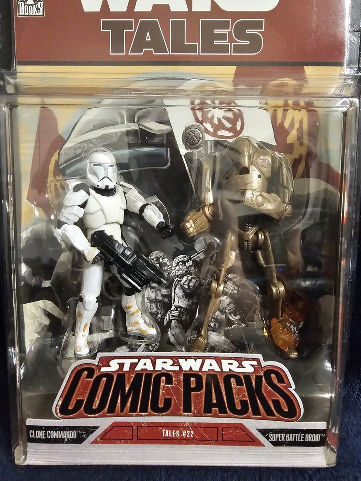 Star Wars Tales Comic Packs #22 Clone Commando & Super Battle Droid New ...