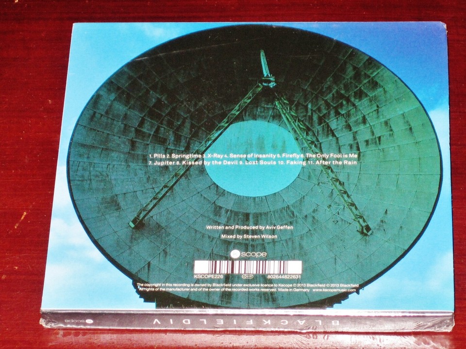 Blackfield: IV 2013 4 Kscope Music Germany KSCOPE2206 Slipcase NEW ...