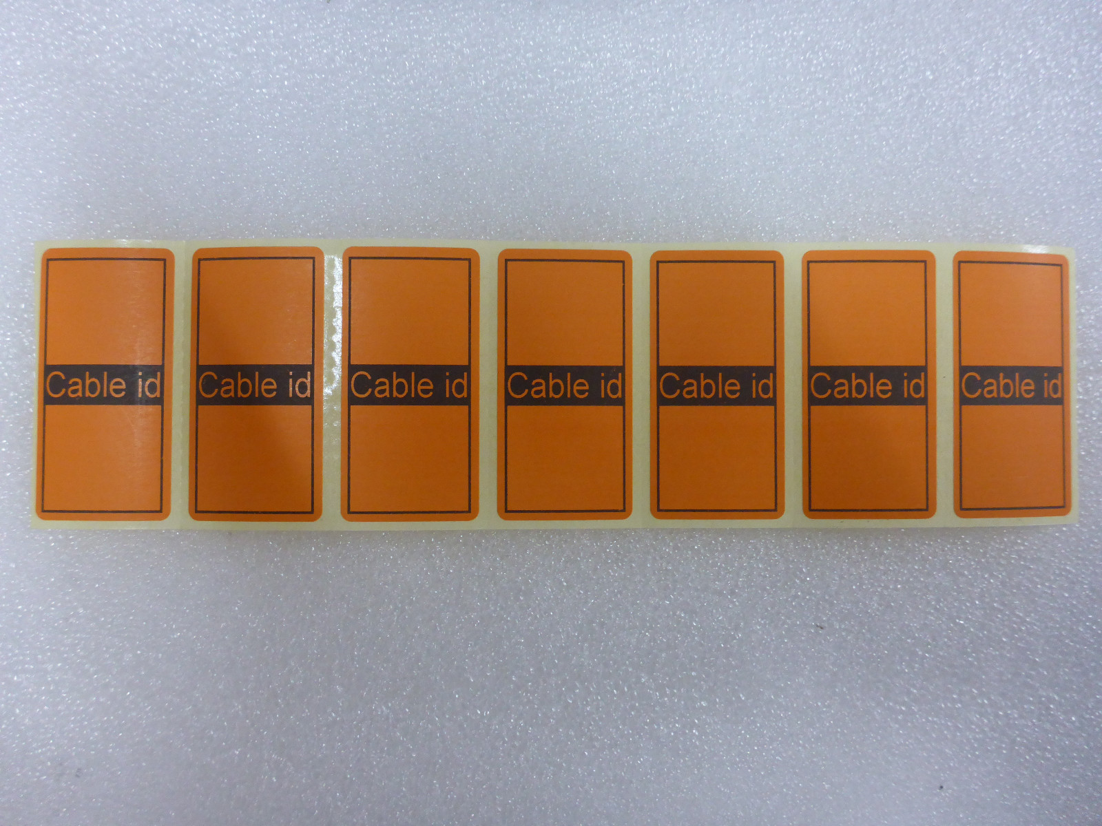50x Cable id Tidy Labels Self Adhesive Sticky Identification Stickers ...