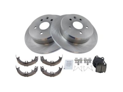 37QV24J Rear Brake Pad Rotor and Parking Brake Kit Fits 1998-2000 Lexus ...