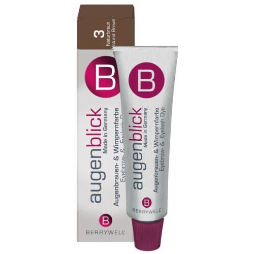 Berrywell Augenblick Eyebrow & Eyelash Hair Dye Trio Pack With 3% ...