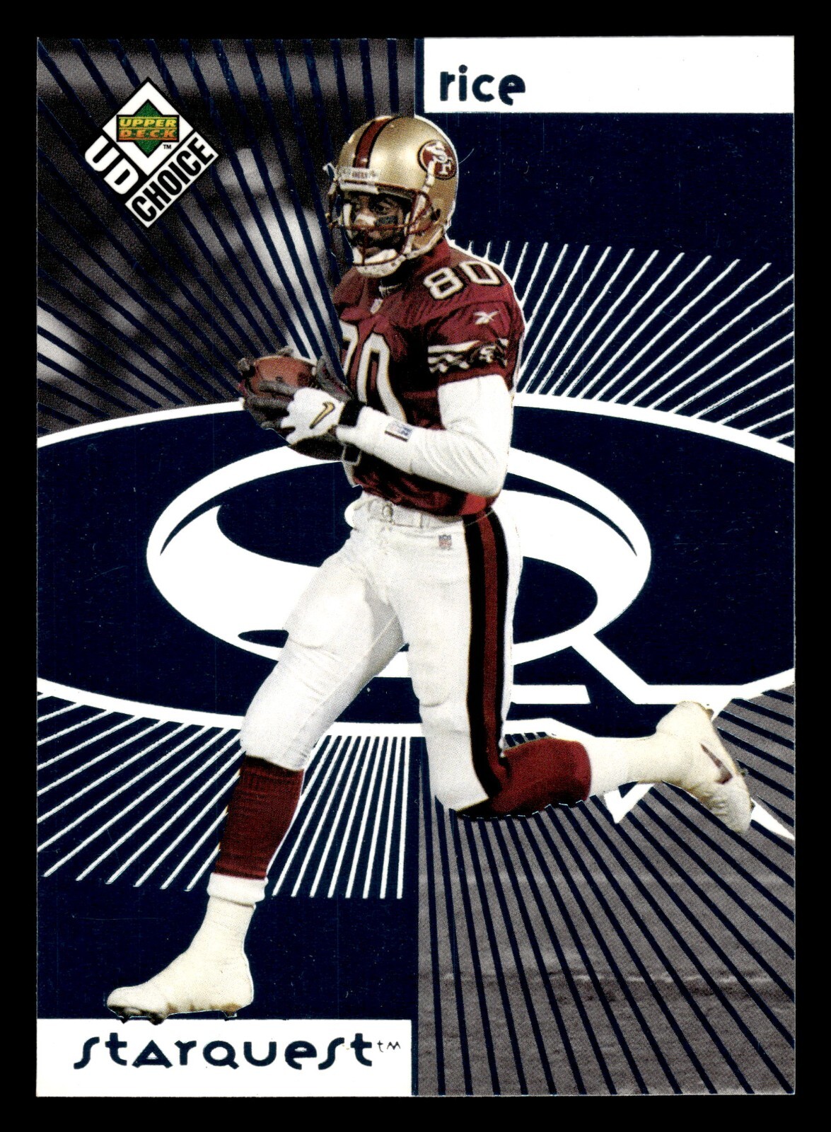 1998 Upper Deck UD Choice - Starquest Blue #2 Jerry Rice for sale ...