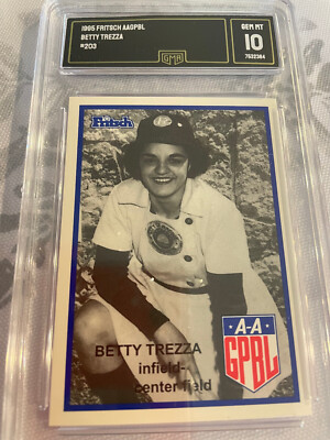 BETTY TREZZA RACINE 1995 FRITSCH A-A GPBL # 203 GRADED 10 L@@@K | eBay