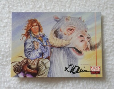Topps Star Wars Galaxy Series 4 Lurene Haines Buy Back Artist Autograph ...