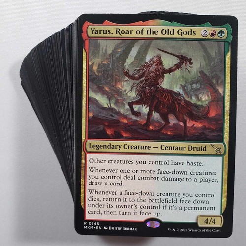 MTG MKM Commander Yarus Roar of the Old Gods EDH Deck | eBay