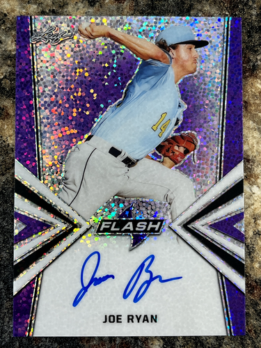 Joe Ryan 2019 Leaf Flash Purple Auto Autograph 6/25 Minnesota Twins | eBay