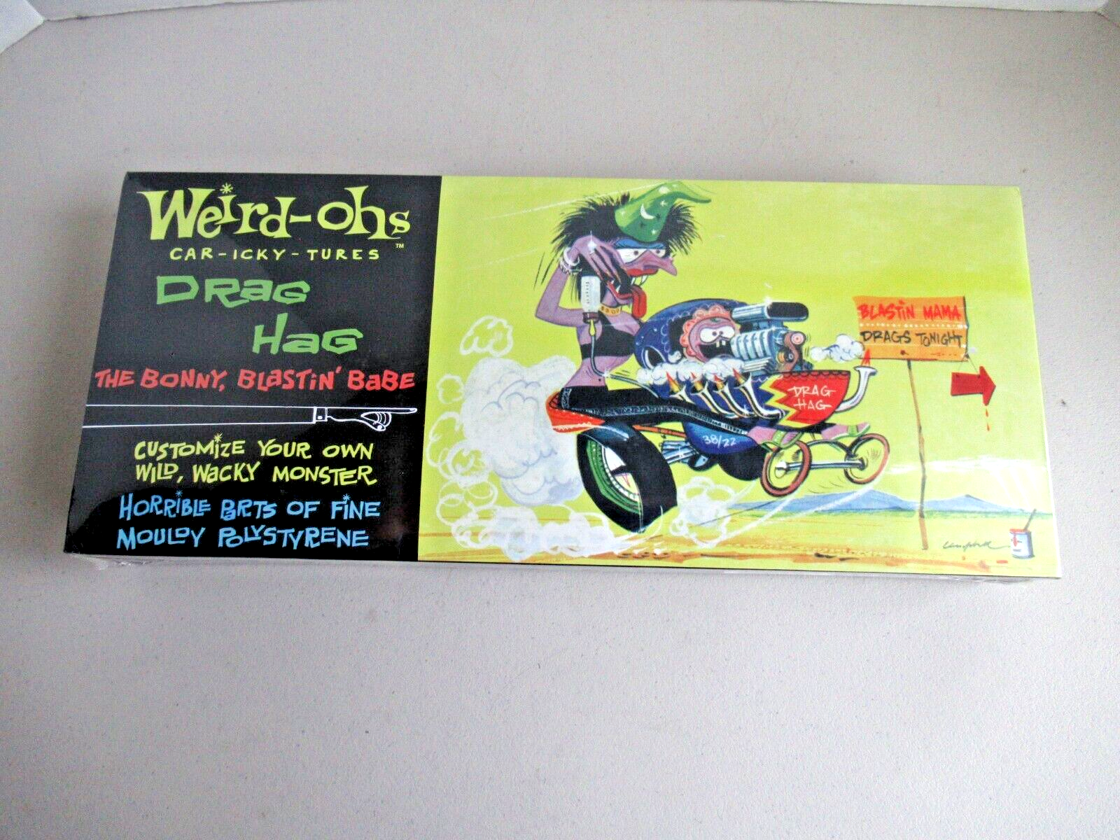 Hawk Models Weird-ohs DRAG HAG The Bonny, Blastin Babe Model Kit #16003 ...
