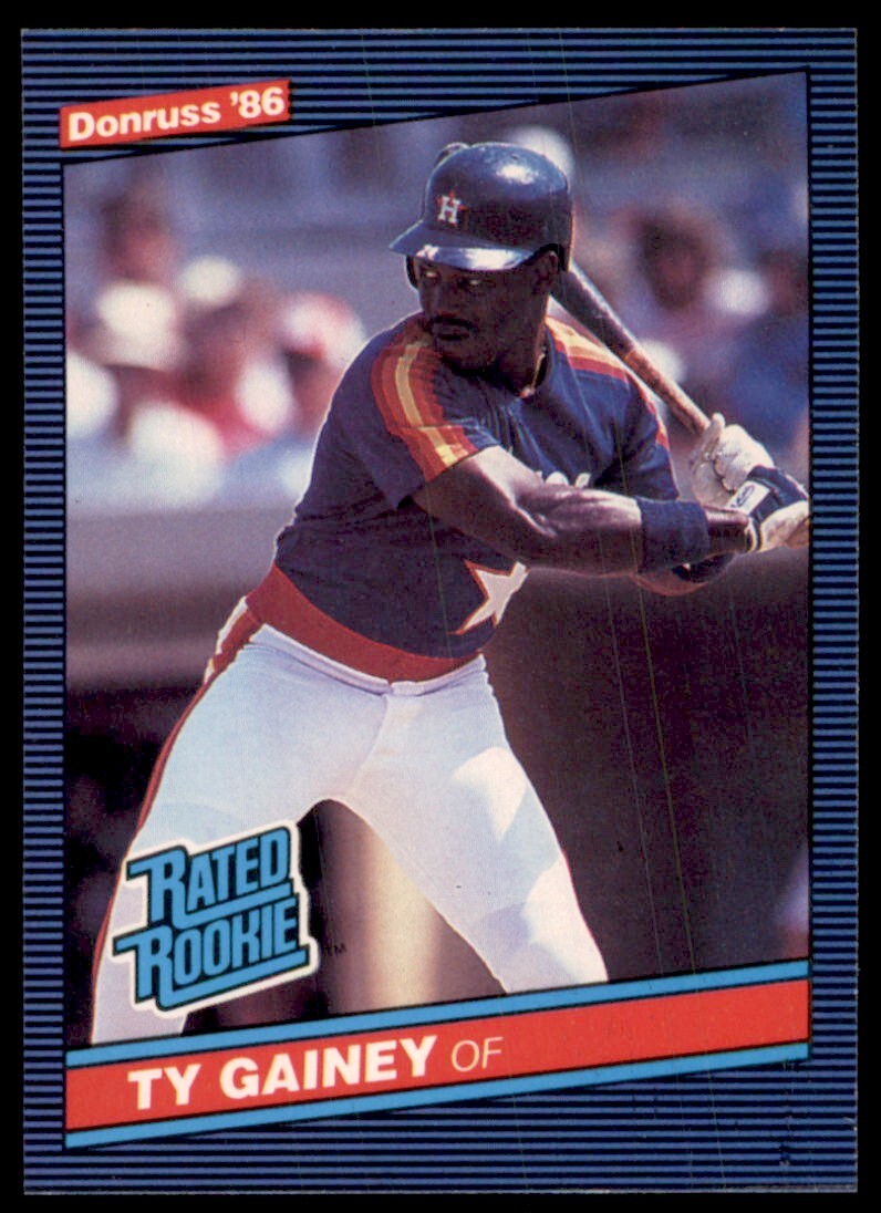 1986 DONRUSS TY GAINEY RC HOUSTON ASTROS #31 | eBay