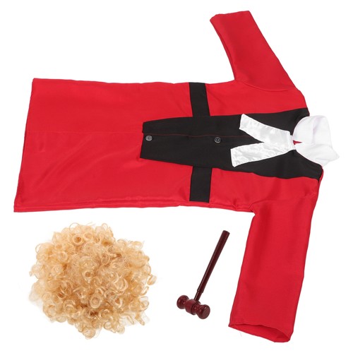 Judge Costume Set Robe Child Creative Halloween Performance Clothes ...