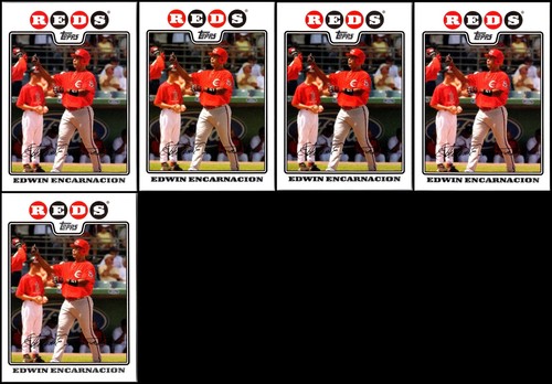 2008 Topps Edwin Encarnacion (5) Card Lot - Running Low – Final Chance ...