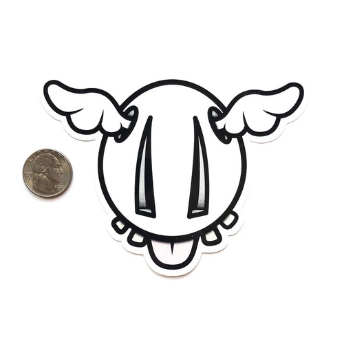 RARE D*FACE VINYL STICKER - Obey Giant Invader Buff Monster Graffiti ...