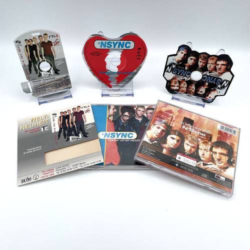 NSYNC Shaped Promo Tearin' Up My Heart + Interview & Ticket CD Lot ...