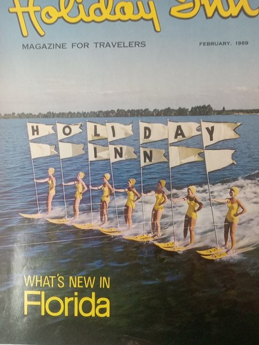 Holiday Inn, magazine for travelers, FEB 1969, Whats New in Flordia | eBay