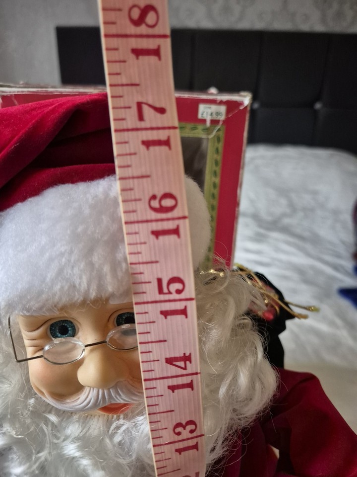 Vintage 90’s Santa Claus Animated Dancing Musical Woolworths Tested ...