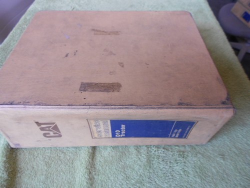 Caterpillar D10 Service Manual 76X 84W | eBay
