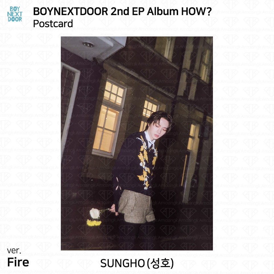 BOYNEXTDOOR 2nd EP Album HOW? Photocard Postcard Polaroid Meme Card ...
