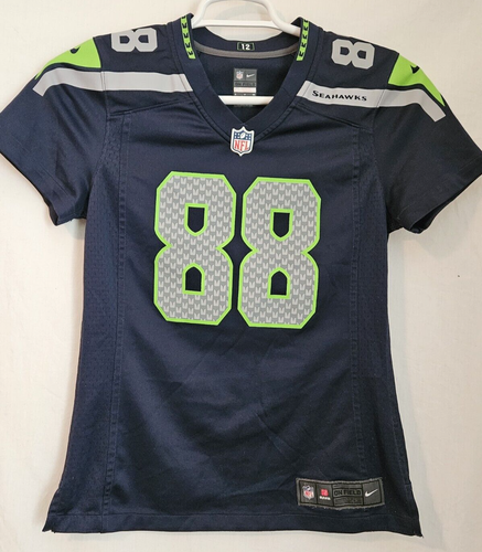 Seattle Seahawks Jersey Youth Small Blue Nike NFL On Field Jimmy Graham ...