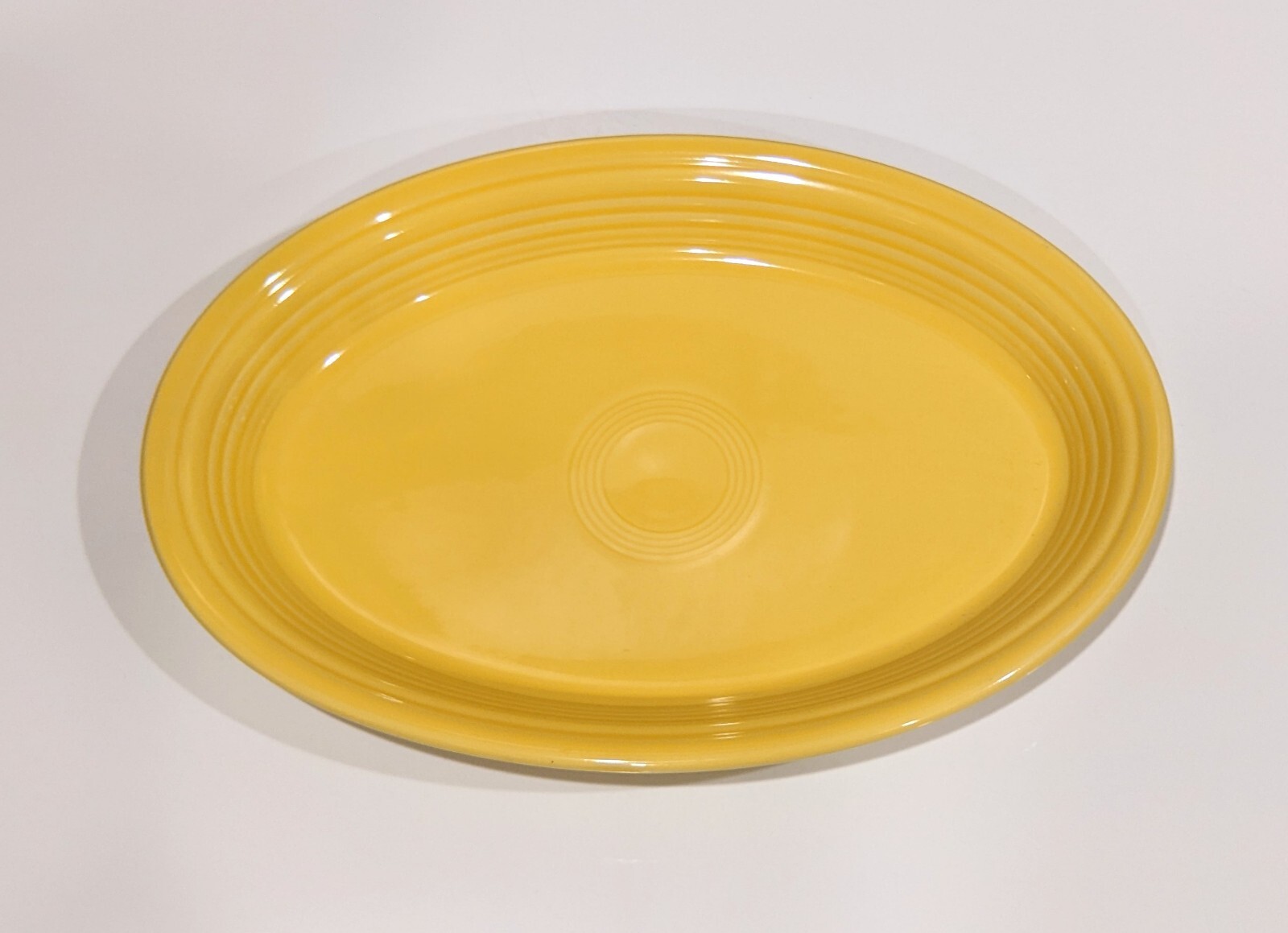 Fiesta Ware Large Oval Platter Sunflower Yellow 13 1/2” Serving ...