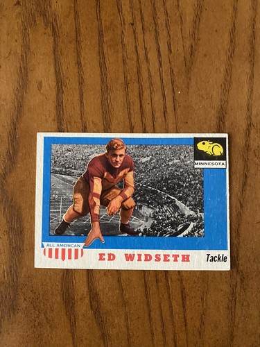 1955 Topps football #48 Ed Widseth, Minnesota, ex. | eBay