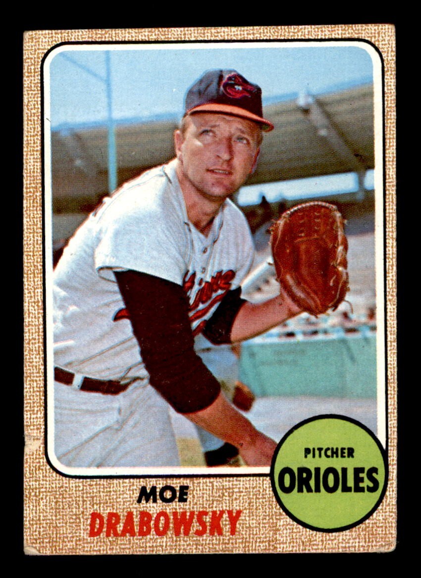 1968 Topps Baseball #242 Moe Drabowsky GD *d5 | eBay