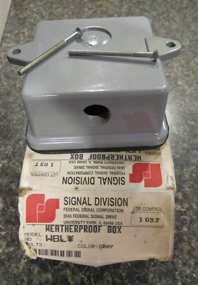 Federal SIgnal WBL* Weatherproof Box, Gray | eBay