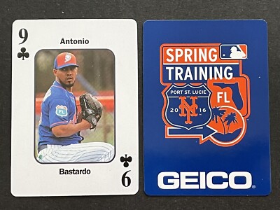 *SCARCE* ANTONIO BASTARDO ~ 2016 NY Mets Spring Training Playing Card ...