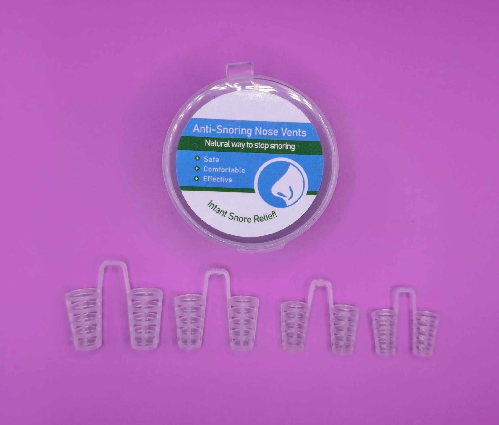 Nasal Dilator Anti Snoring Easy Breathe Nose Clip Stop Snore Silicone ...