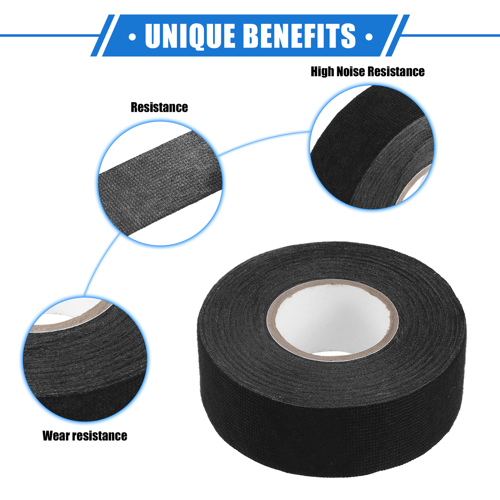 Universal Piece of 2 Muffler Tape, 1.2 Inch x 50 Ft Self Adhesive ...