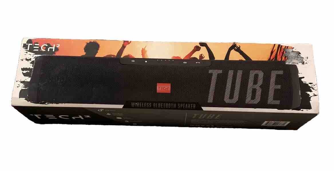 Tech 2 Tube Wireless Bluetooth Black Speaker Party Mode Tech2 Tbt3640bk ...