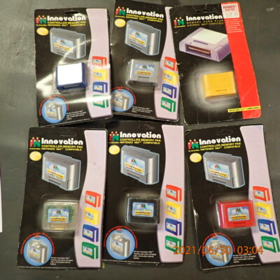 1 NEW 256K Color MEMORY CARD FOR NINTENDO 64 N64 Pak Expansion | eBay