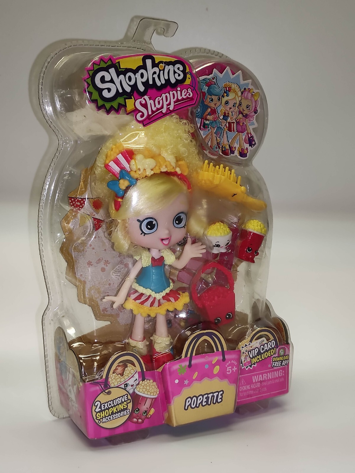 Shopkins Shoppies Popette Doll and 2 Exclusive Accessories | eBay