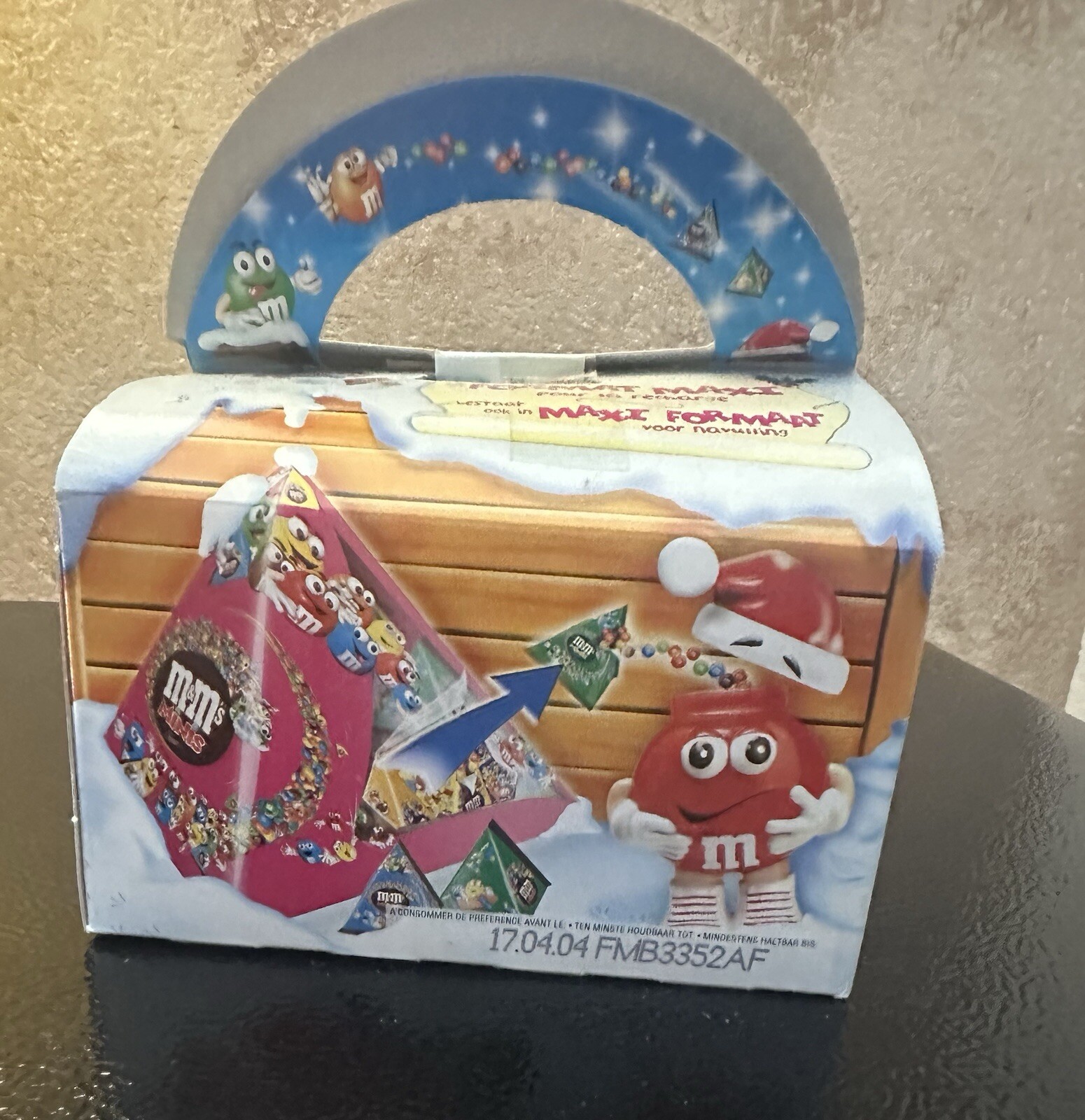 M&M Europe Christmas Red Candy Holder | eBay