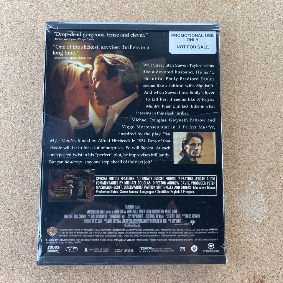 A Perfect Murder (Special Edition) DVDs 85391664321 | eBay