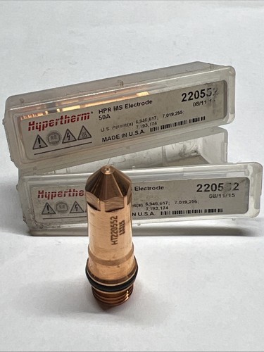 Hypertherm MS Electrode #220552 Electrode; 50A, QTY-2 | eBay
