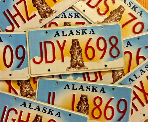 Single Alaska Bear License Plate | eBay