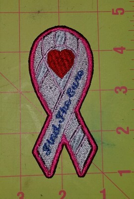 BREAST CANCER FIND THE CURE AWARENESS PATCH MOTORCYCLE BIKER VEST PATCH ...