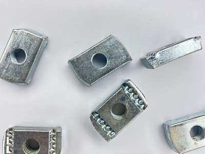 M10 Channel Nut Serrated Strut Fixing 8 x 19mm BZP Steel Multi Qty ...