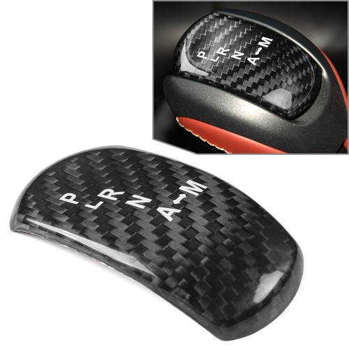 Carbon Fiber Gear Shift Knob Cover Trim Black Fit For Nissan GTR R35 ...