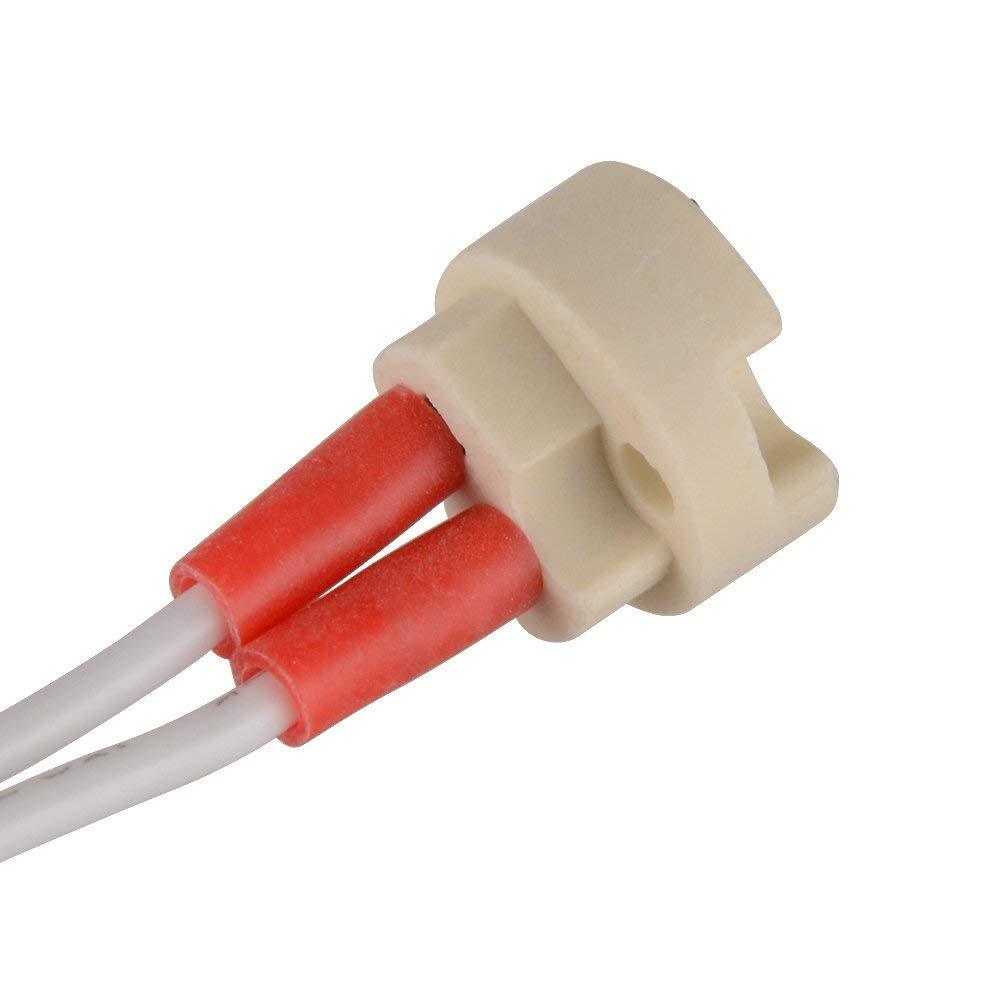 Mini Bi-Pin Socket Holder for Light Bulbs with Base GU5.3, G4, MR11 ...