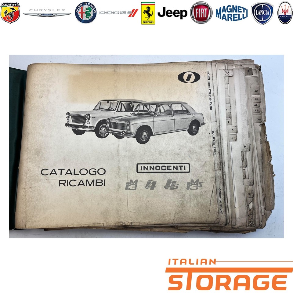 Innocenti Jm3 J4 J4s Jm3s Catalog of Used Original Spare Parts | eBay