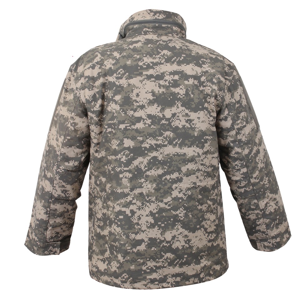 ACU Digital Camo M-65 Field Coat Army M65 Jacket w/ Jacket Liner | eBay