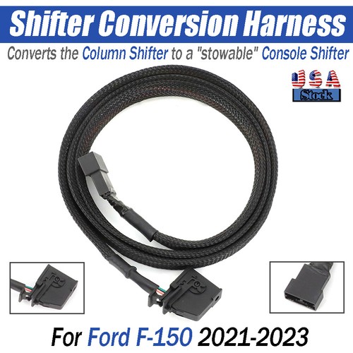 For 2021-2023 Ford F-150 Column to “STOWABLE” Console Shifter ...